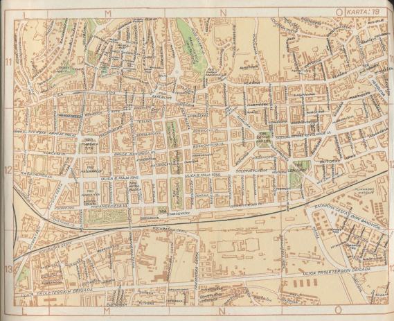 Zagreb Popis ulica i plan grada Zagreba