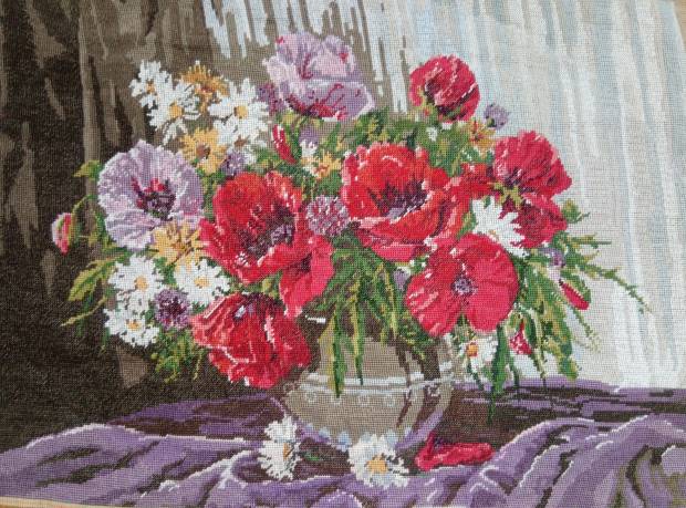 goblen POLJSKO CVIJEĆE