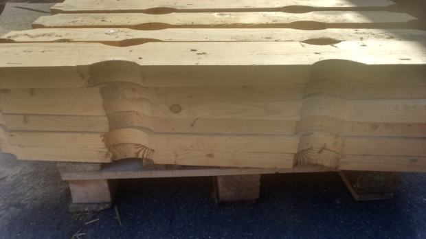 Drvene letvice (daske) za balkonsku ogradu 100x12x4