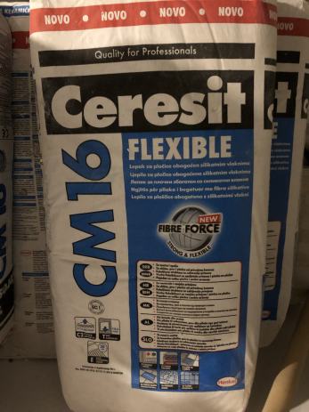 Fleksibilno ljepilo za pločice Ceresit CM 16 - 20kn vreća