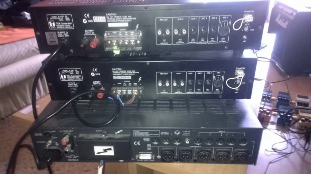 Pojačala TOA A1121, TOA A1061 i RCF AM-2060