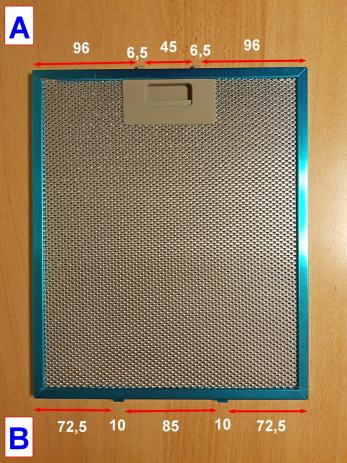 Metalni filter za kuhinjsku napu