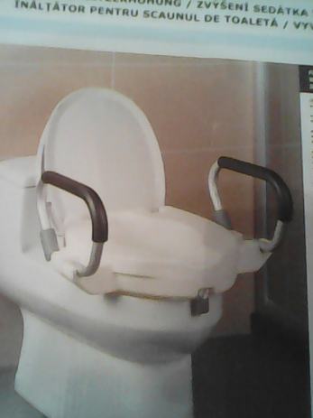 WC POVIŠENJE SA RUČKAMA SJEDALO ZA WC ŠKOLJKU ZA INVALIDE NOVO HITNO