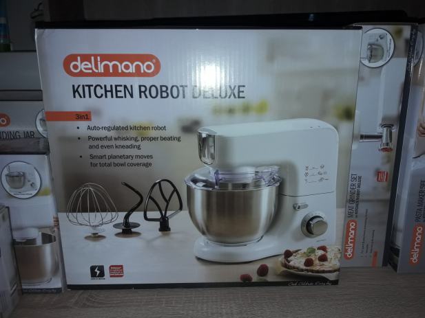 Delimano Kitchen Robot Deluxe NOVO, NEOTVORENO!!!