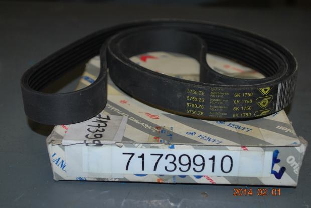 Kanalni remen 6PK1750 Fiat Alfa Romeo Lancia NOVO ORIGINAL!!! 71739910