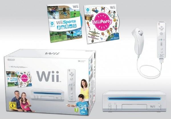 AKCIJA! Nintendo Wii Family Edition + Wii Sport + Wii Party