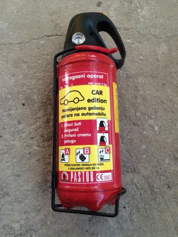 Vatrogasni aparat za auto - Pastor 2kg ABC prah **Car edition**NOVO**