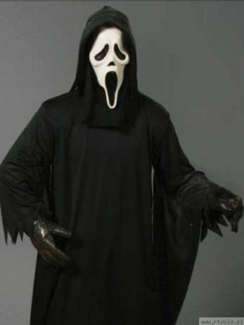 Kostim (ORIGINALNI!) za maškare iz filma SCREAM (Vrisak) - ZAMJENA!