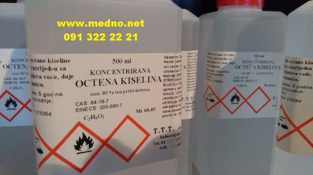 PČELE - Octena kiselina - Esencija - 80% - www.medno.net