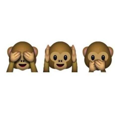 Kip - Tri mudra majmuna Mizaru (Ne govorim, ne čujem, ne vidim)