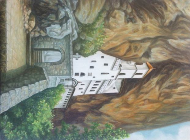 Umjetnička slika - Manastir Ostrog
