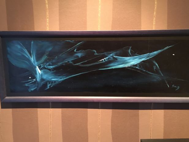 umjetnička slika Plava orhideja