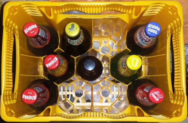 Mini gajba Ožujsko pivo (11 boca) - NOVO I RIJETKO!