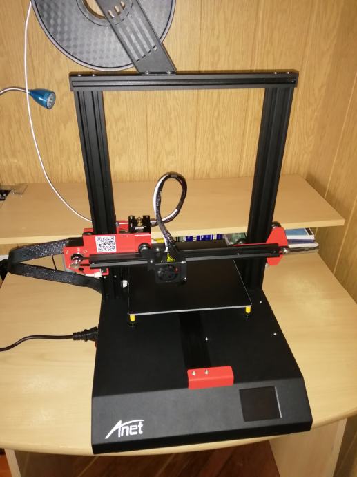 3D printer Anet ET4 + 2 kg filamenta, kao novo