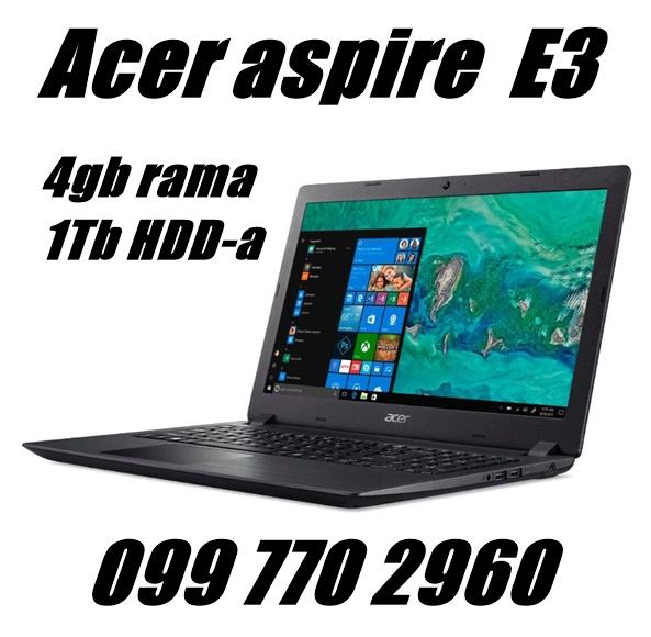 Acer aspire 3,intel celeron dual,4gb,1TB HDD-a,gar.+osiguranje 1595kn