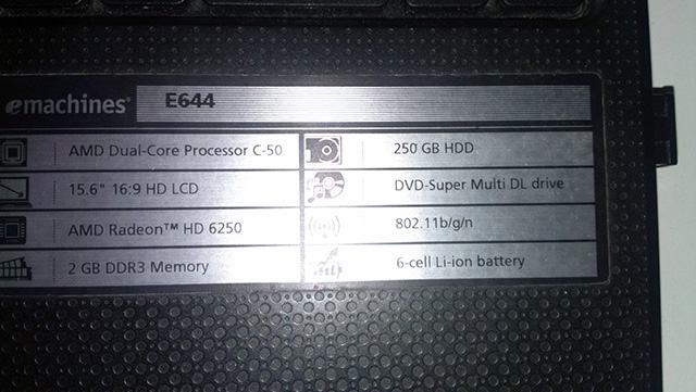 Acer eMachines E644/Osijek P/M