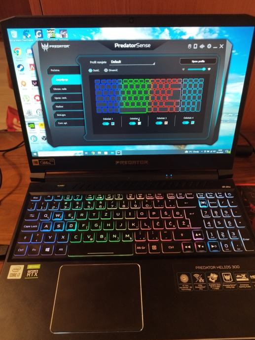 Acer Predator Helios 300, Core i7 10750H, GeForce RTX 3070 8GB, WIN 11