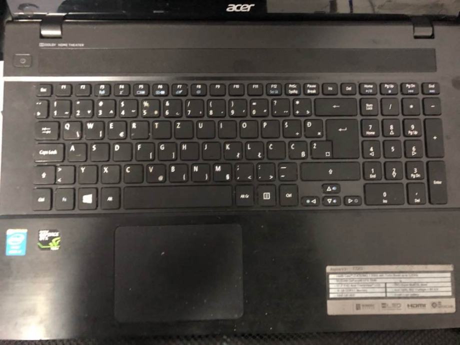 Laptop acer aspire v3 i7/gtx 760m/ 16gb ram/1tb hdd+ win10 pro+ torba