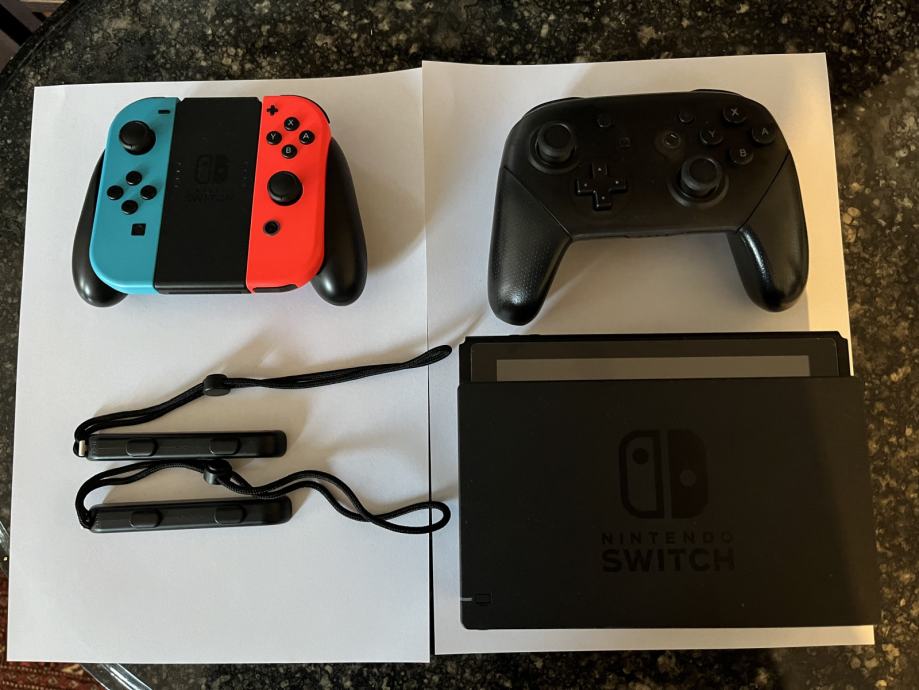 Nintendo Switch - 50 igara, modificiran, 128GB, 2 joysticka