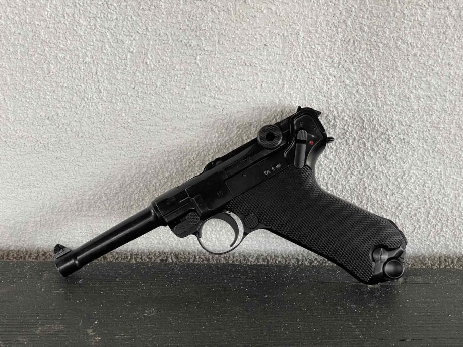 Airsoft pistolj Luger replika P08 CO2 KWC