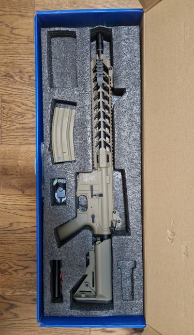 Airsoft replika Colt M4 Airline Mod A TAN full metal