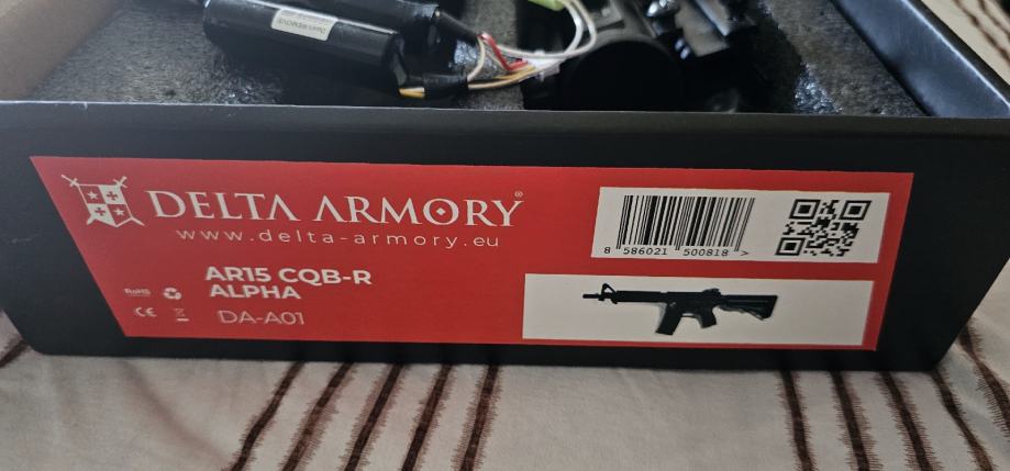 AR15, airsoft puška Delta Armory
