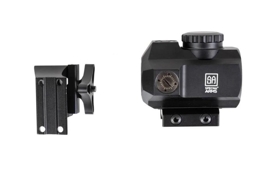 Specna Arms CORE™ Nexus high QD/low mount red dot ciljnik BLACK