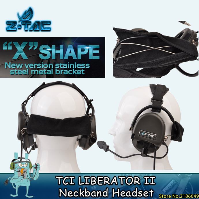 Z-Tactical liberator II neckband headset i PTT