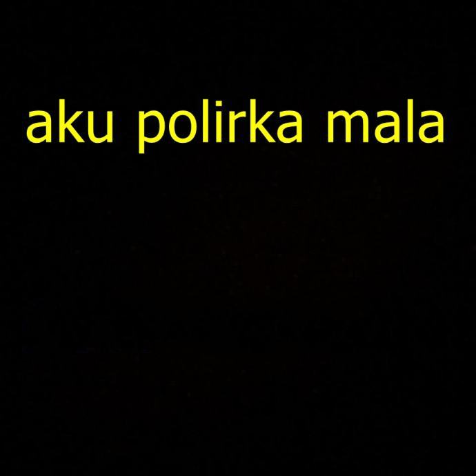 aku polirka mala sa 3 baterije