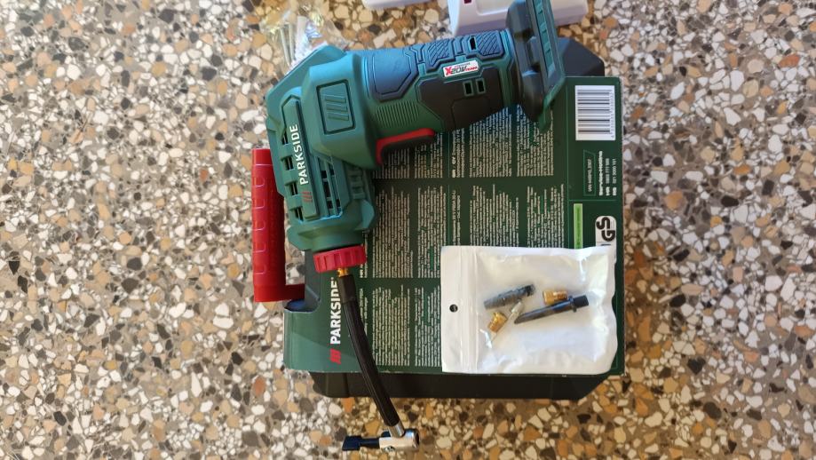 Parkside PAK B2 kompresor pumpa na poklon mini alarm
