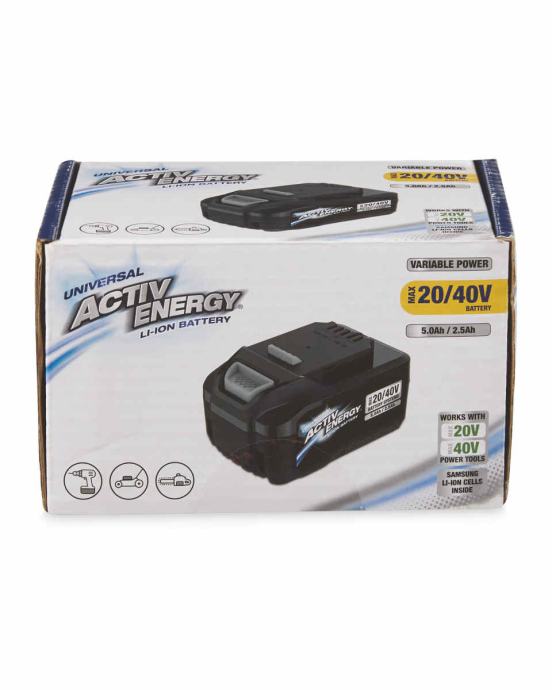 ACTIV ENERGY baterija LI-ION Aku 20/40V 5,0 Ah / 2,5 Ah 90 Wh Ferrex