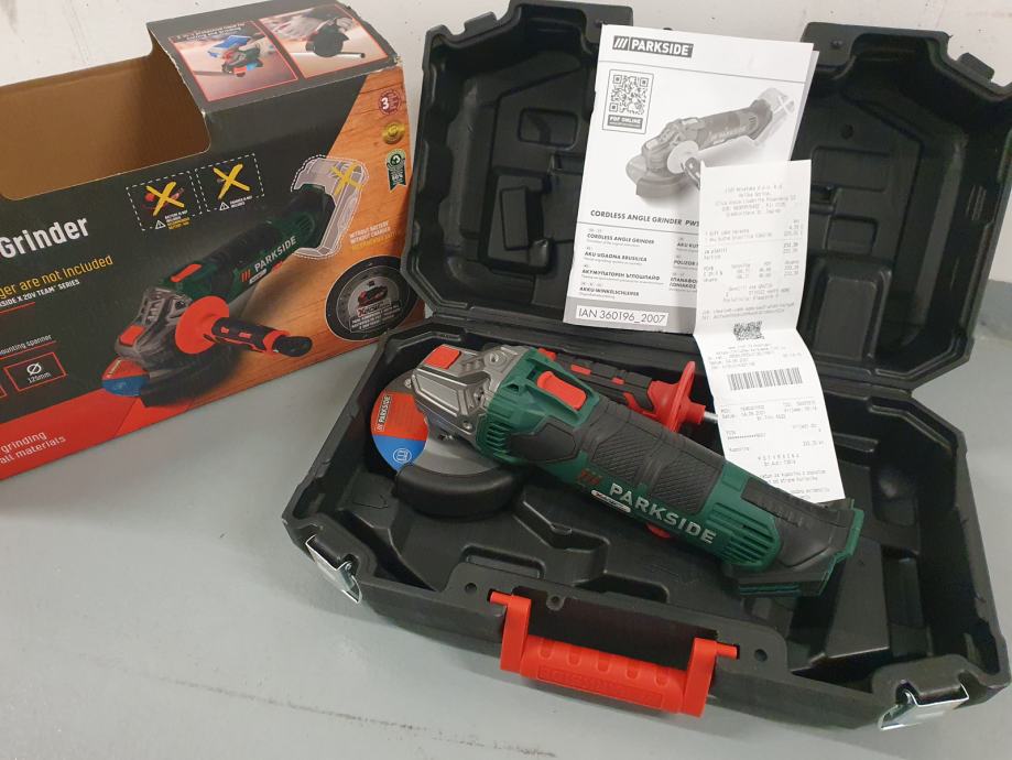 Parkside aku brusilica PWSA 20-Li A1, NOVA