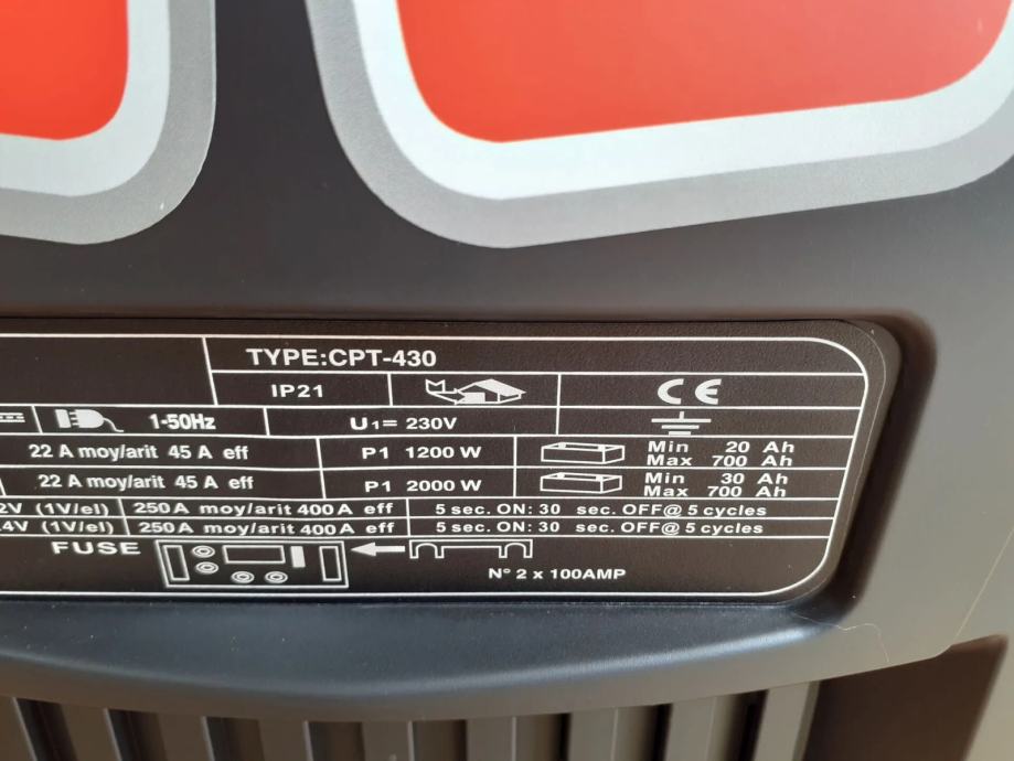 Starter-Punjač Akumulatora TX-CPT-430