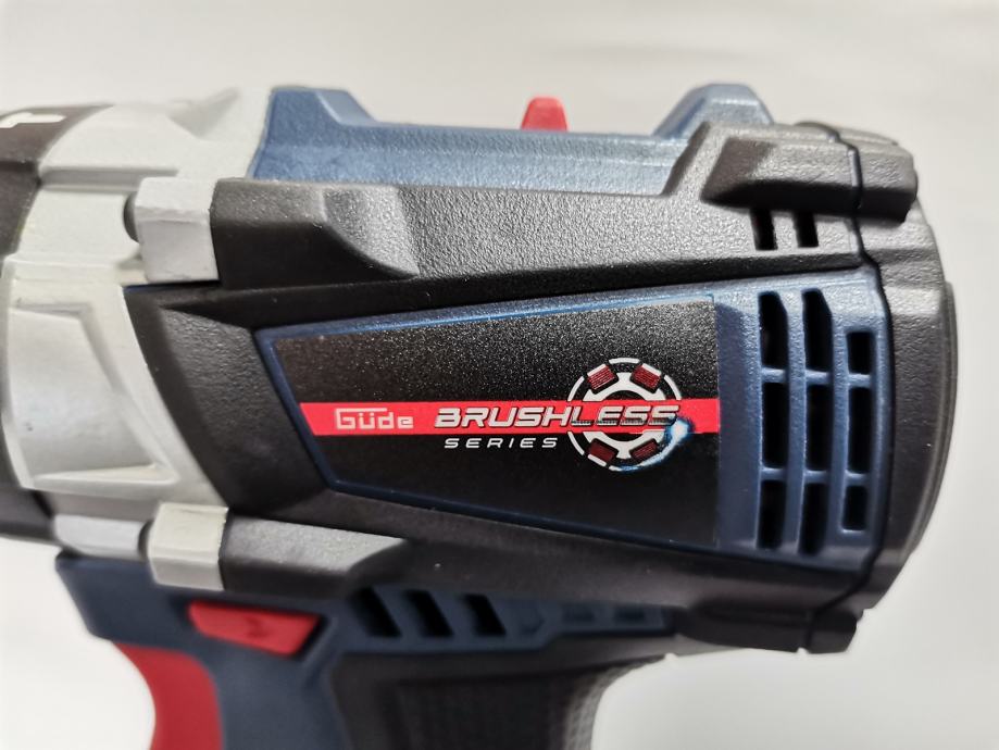 aku udarna bušilica bez četkica sa 2 baterije