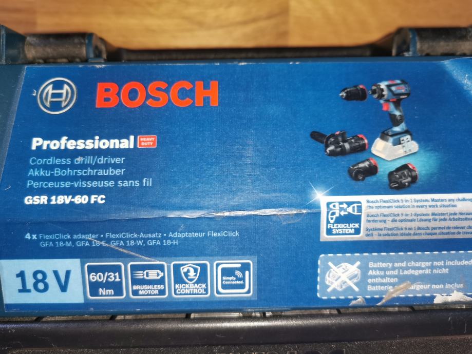 Bosch professional - akumulatorska bušilica