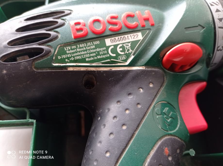Bosch PSR 12 aku busilica punjac kofer