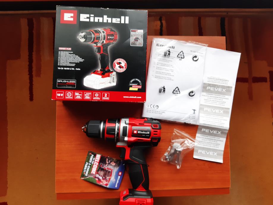 Einhell TE-CD 18/50 Li BL - Solo - NOVO