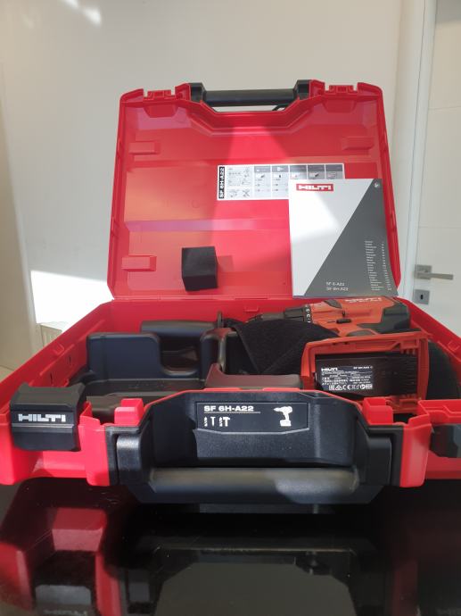 HILTI SF 6H-A22, AKU UDARNA BUŠILICA-ODVIJAČ, NOVO, R1račun!