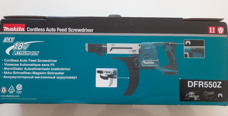 Makita DFR550 18v LXT aku odvijač zavrtač za suhu gradnju knauf NOVO!!