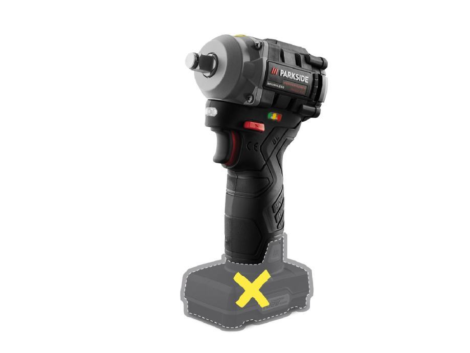 Parkside 12V udarni odvijač PPDSSA 12 350Nm za 1/2 gedore novo