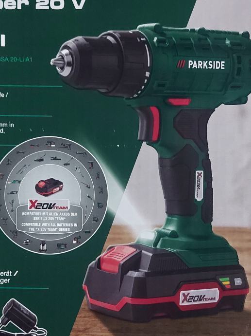 PARKSIDE® Aku busilica 20V [ BATERIJA&PUNJAC ] NOVO,ZAPAKIRANA!!