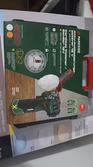 Parkside aku polirka Novo 12v