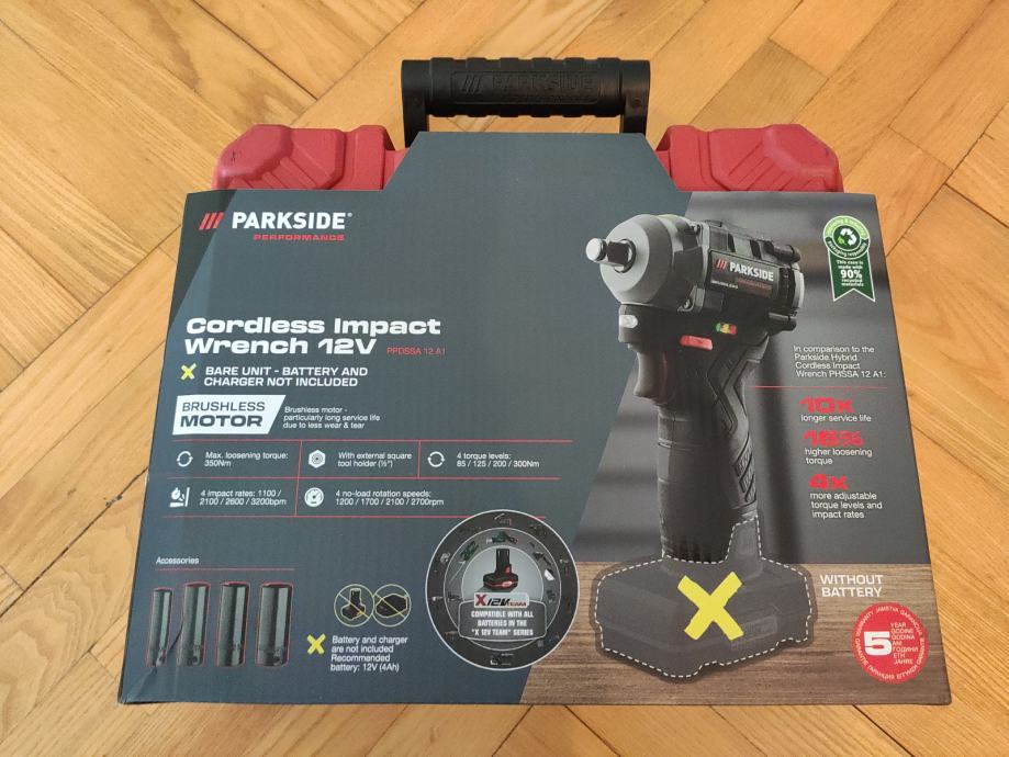 Parkside udarni odvijač 12v PPDSSA 12 A1