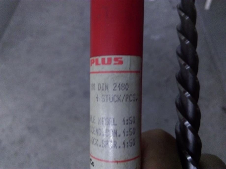 Razvrtač konusni 10 mm 1:50 DIN 2180