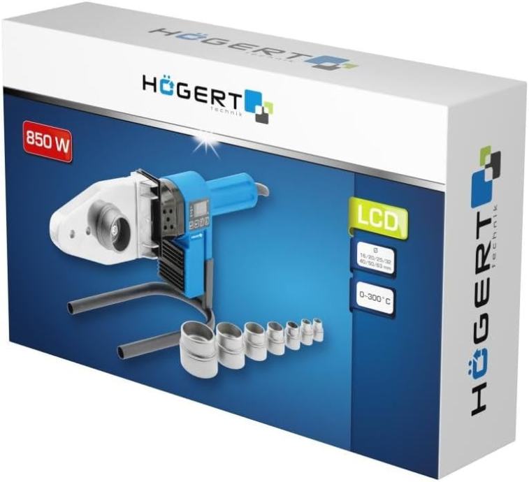 Högert HT1P680 Aparat za varenje PP cijevi 16-63mm 850W
