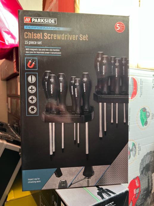 Parkside performance set magnetnih odvijača