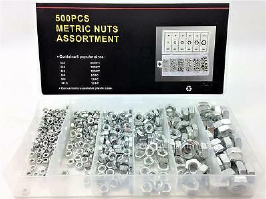 Set matica 500kom M3,M4,M5,M6,M8,M10