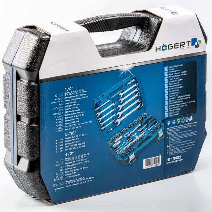 Högert HT1R425 set ručnog alata u koferu 85 dijela