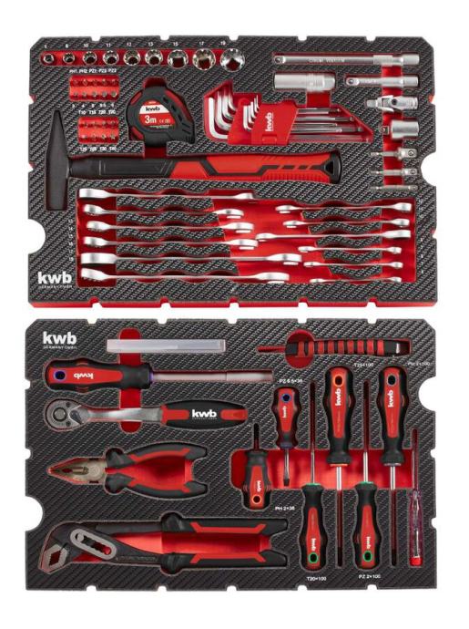 KWB set alata u E-Case kovčegu 80-dijelni - Professional