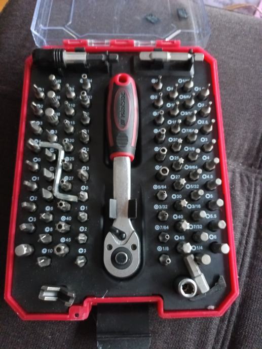 Parkside set nasadnih bitova komplet s račvom